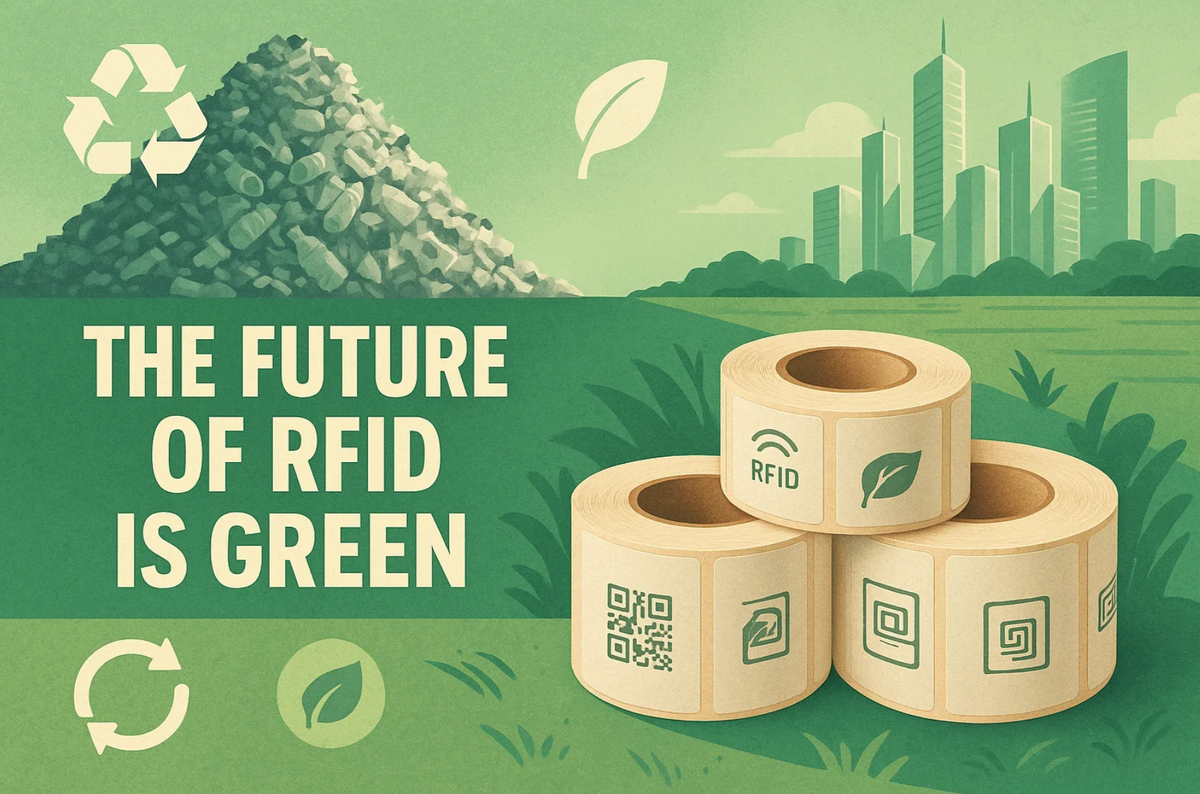Biodegradable RFID Labels for Sustainable Tracking